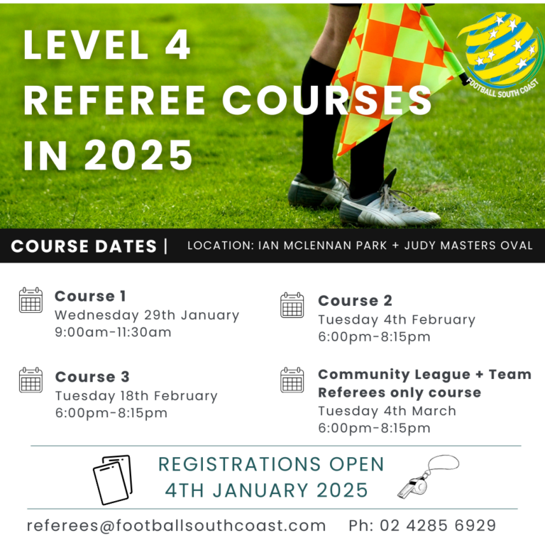 Referee Courses - Football South Coast